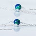Earth and Moon to Scale Solar System Necklace Stone Bead Planets - Etsy