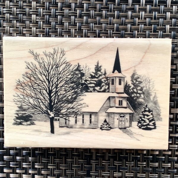 Church Rubber Stamp - Etsy