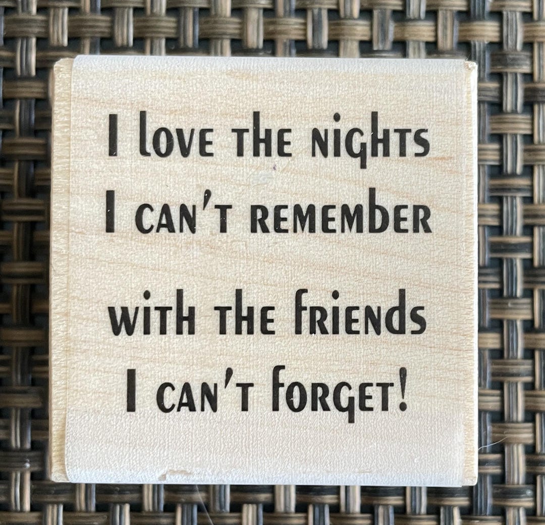 CRACKERBOX PALACE - Rubber Stamp " Love the Nights" - Etsy