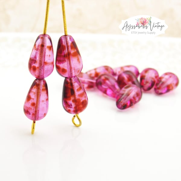 Small Glass Raspberry Beads - Etsy