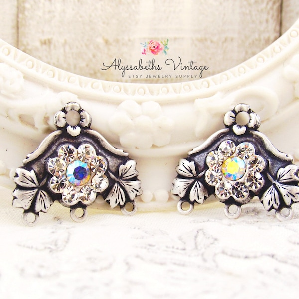 Rhinestone Connector - Etsy