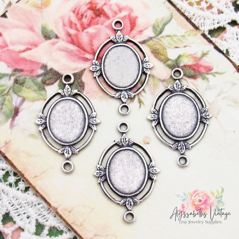 Bezel Connectors - Etsy
