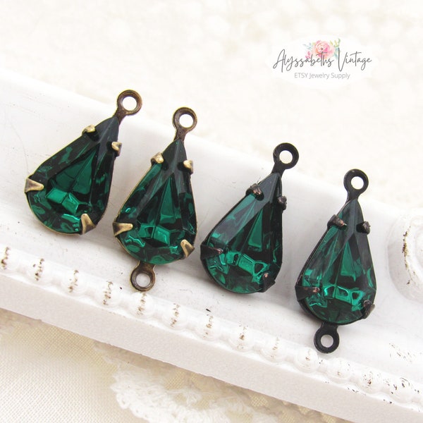 Green Teardrop - Etsy