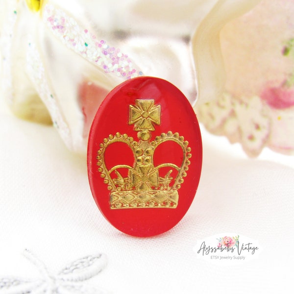 Royal Crown Intaglio - Etsy
