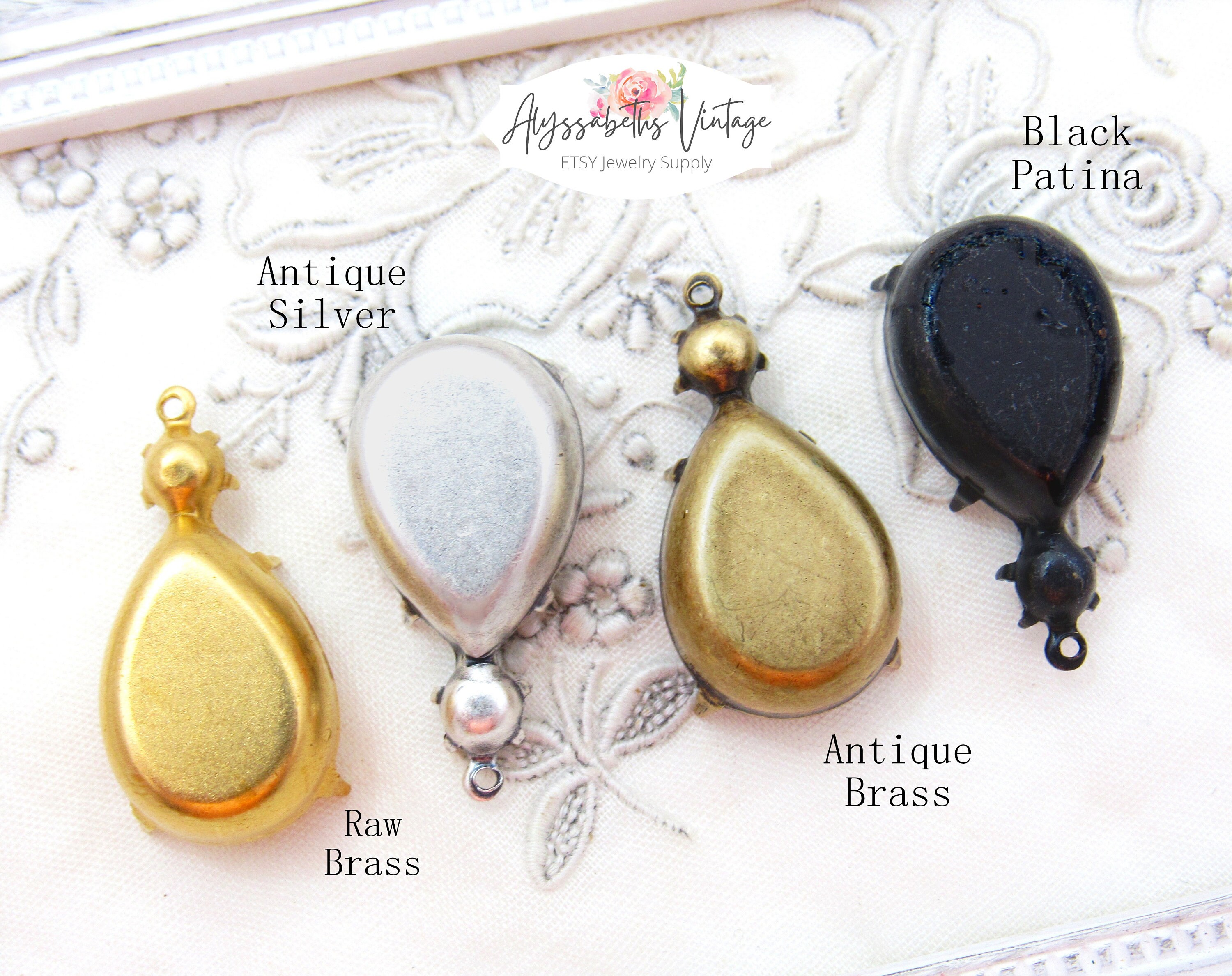 Crystal Copper Pear Stones & Hyacinth Rhinestones Set Stone - Etsy