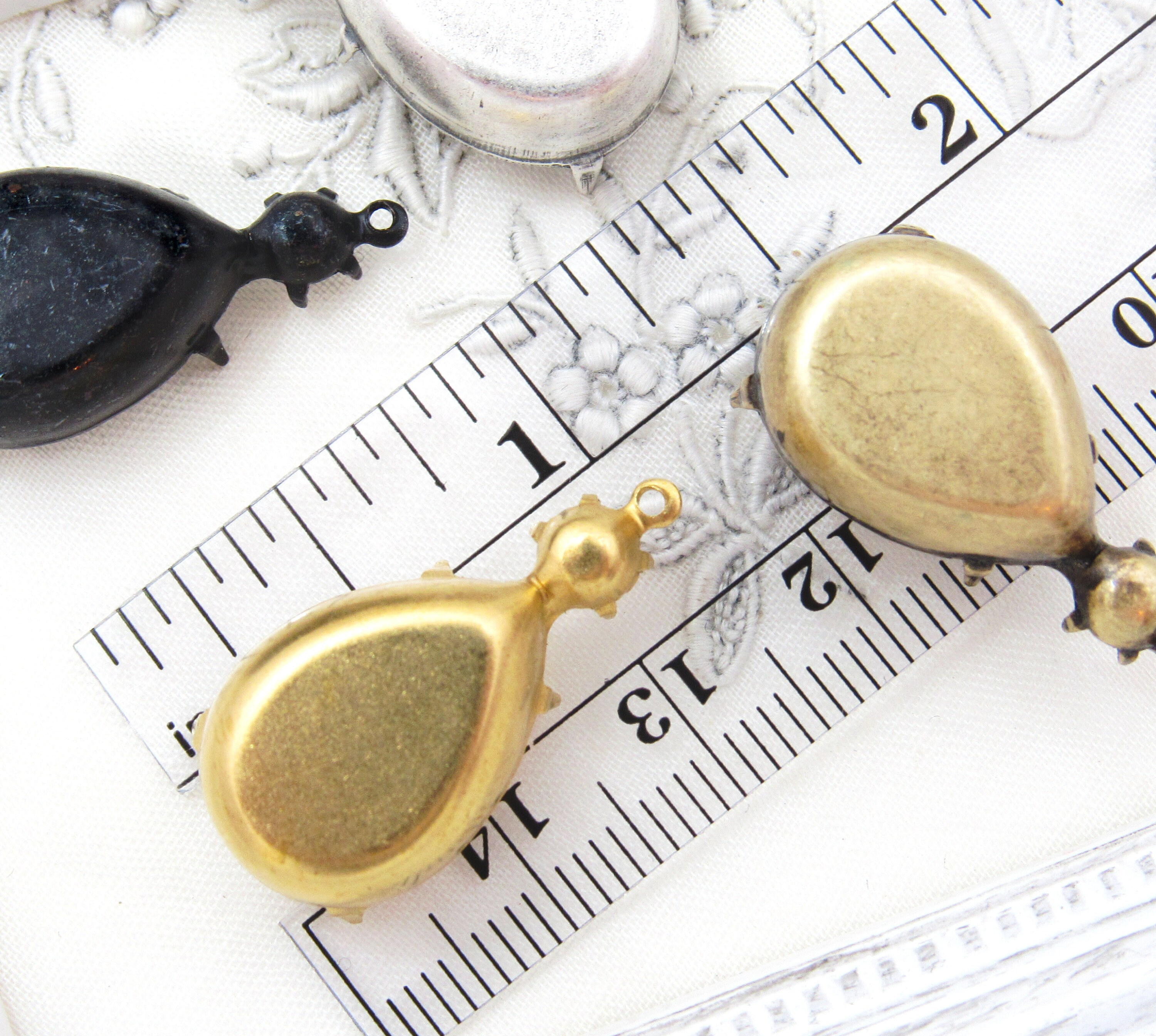 Crystal Copper Pear Stones & Hyacinth Rhinestones Set Stone - Etsy