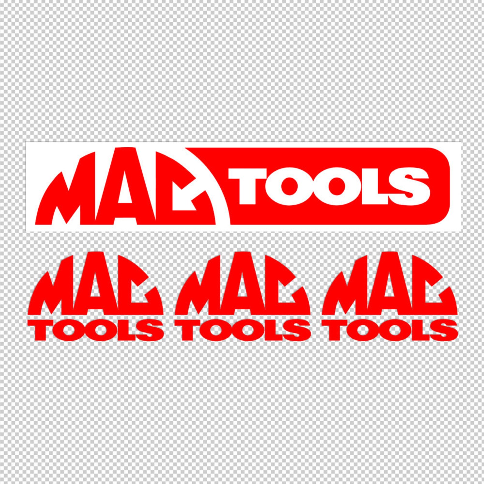 4X Mac Tools Decal Stickers Die Cut not Printed - Etsy