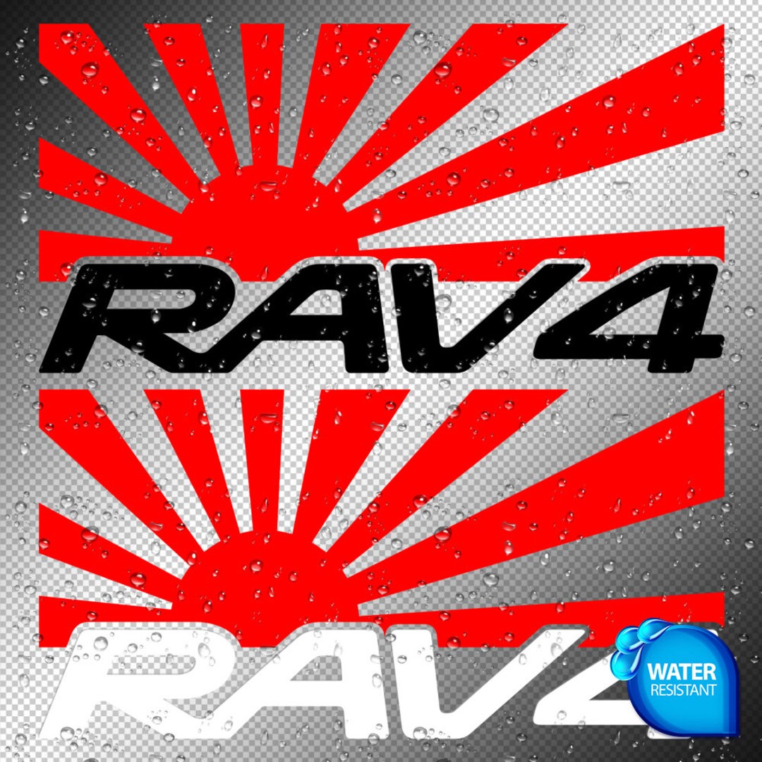 Toyota Japan Rav4 Sticker Decals Die-cut not Printed - Etsy