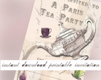 French Tea Party - Etsy