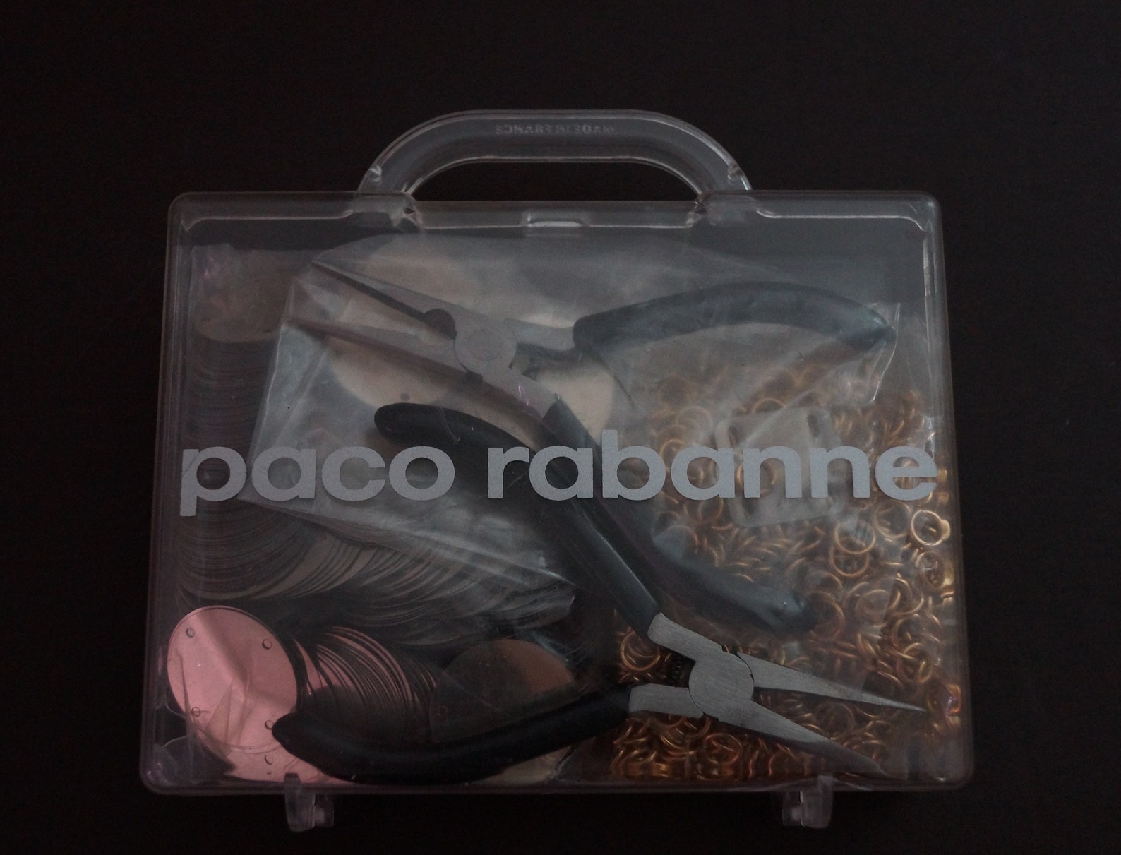 Rare Paco Rabanne Do It Yourself Mod Rhodoid Plastic Disc Dress Kit ...