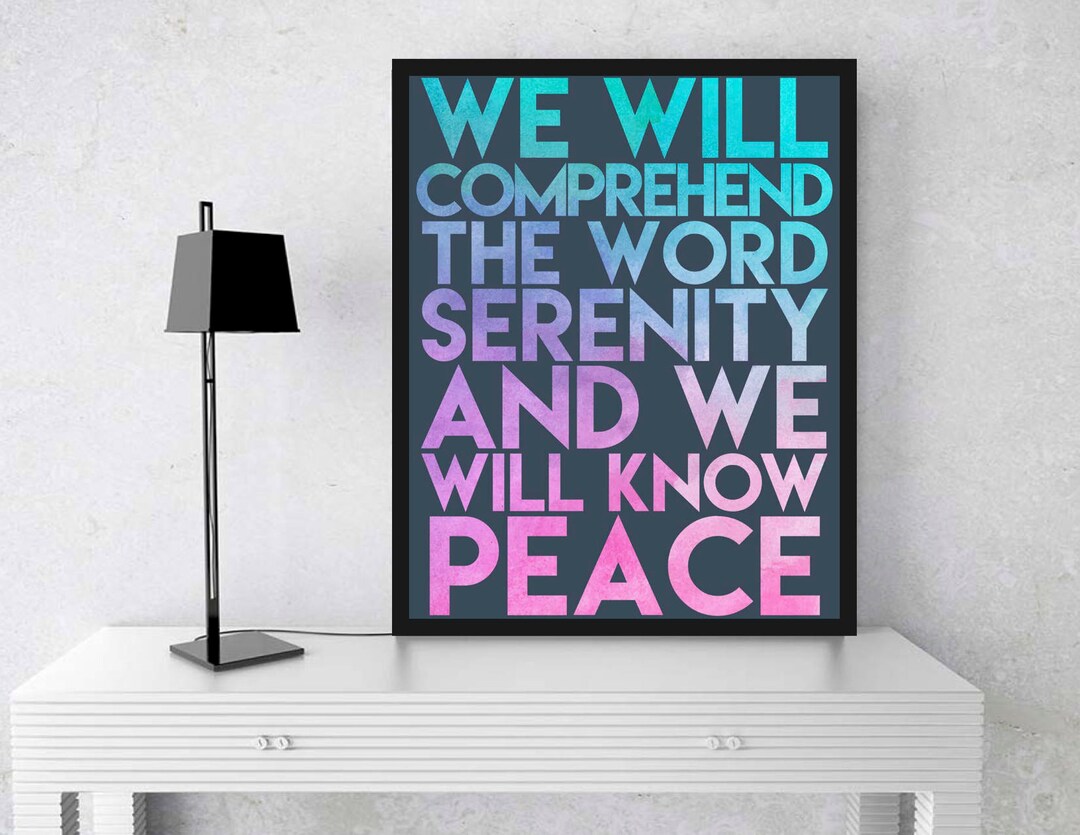 The Promises - Recovery Wall Art - Digital Download - Etsy