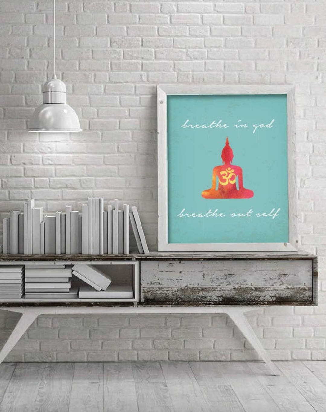 Breathe in God, Breathe Out Self - Recovery Poster - Digital Download ...