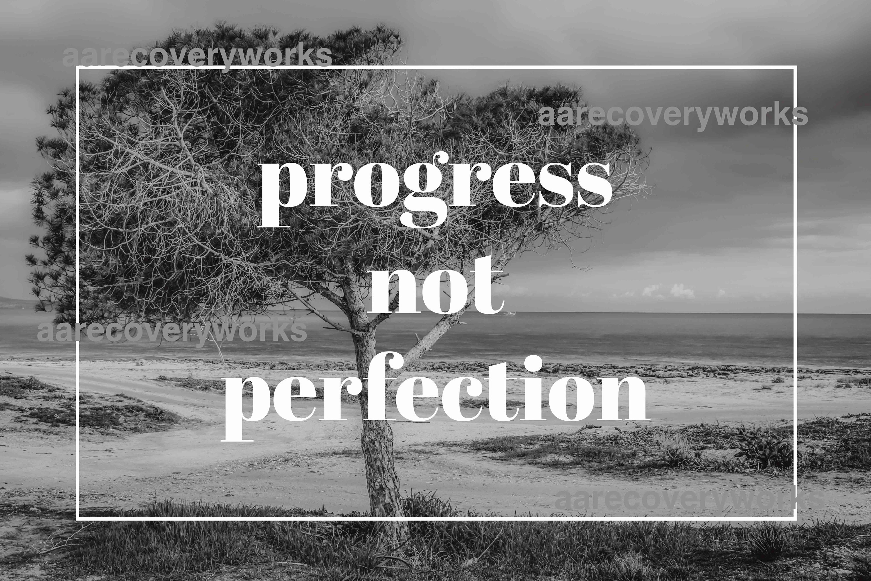 Progress Not Perfection- Recovery Wall Art - Digital Download - Etsy