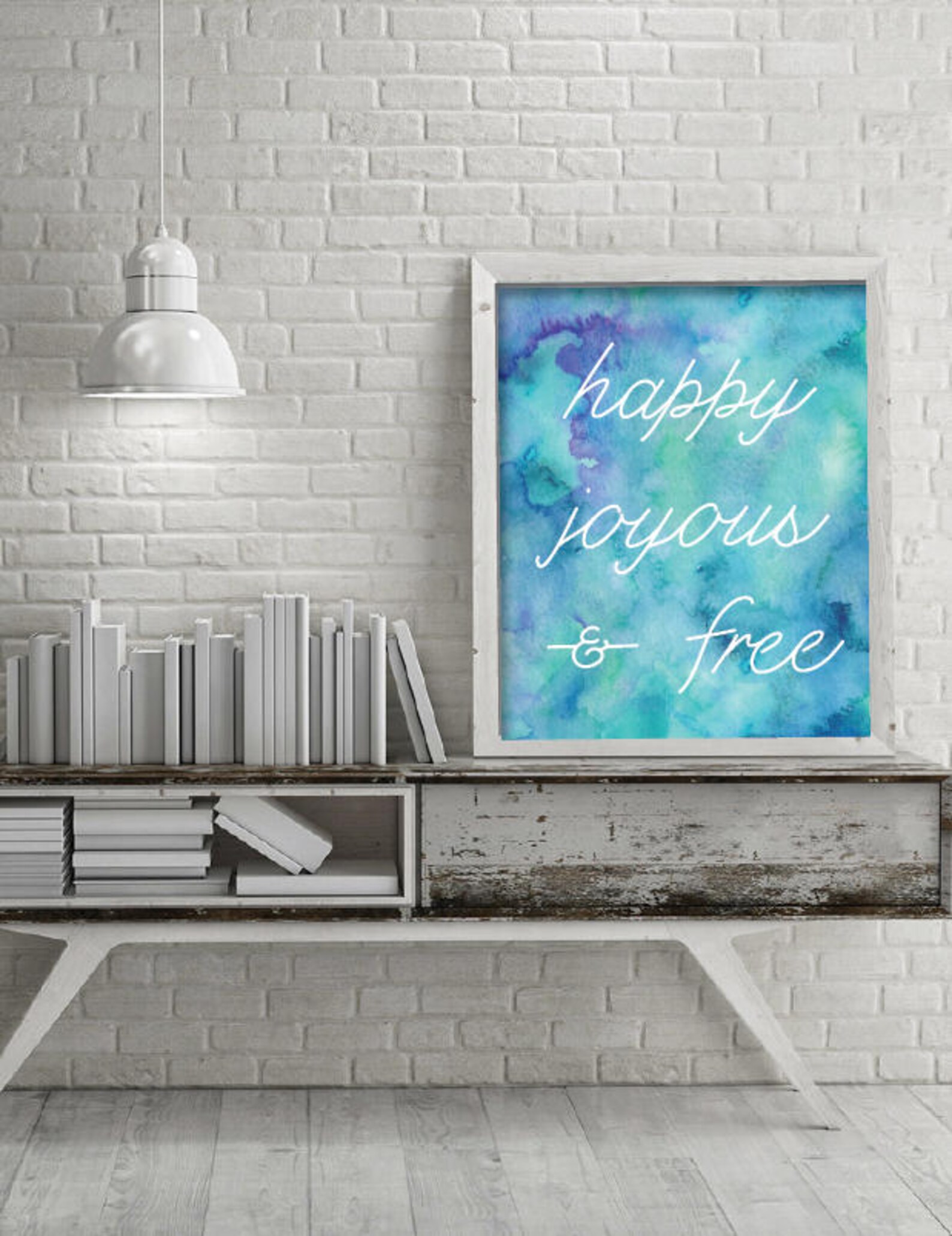 Happy, Joyous and Free - Recovery Poster - Digital Download - Etsy