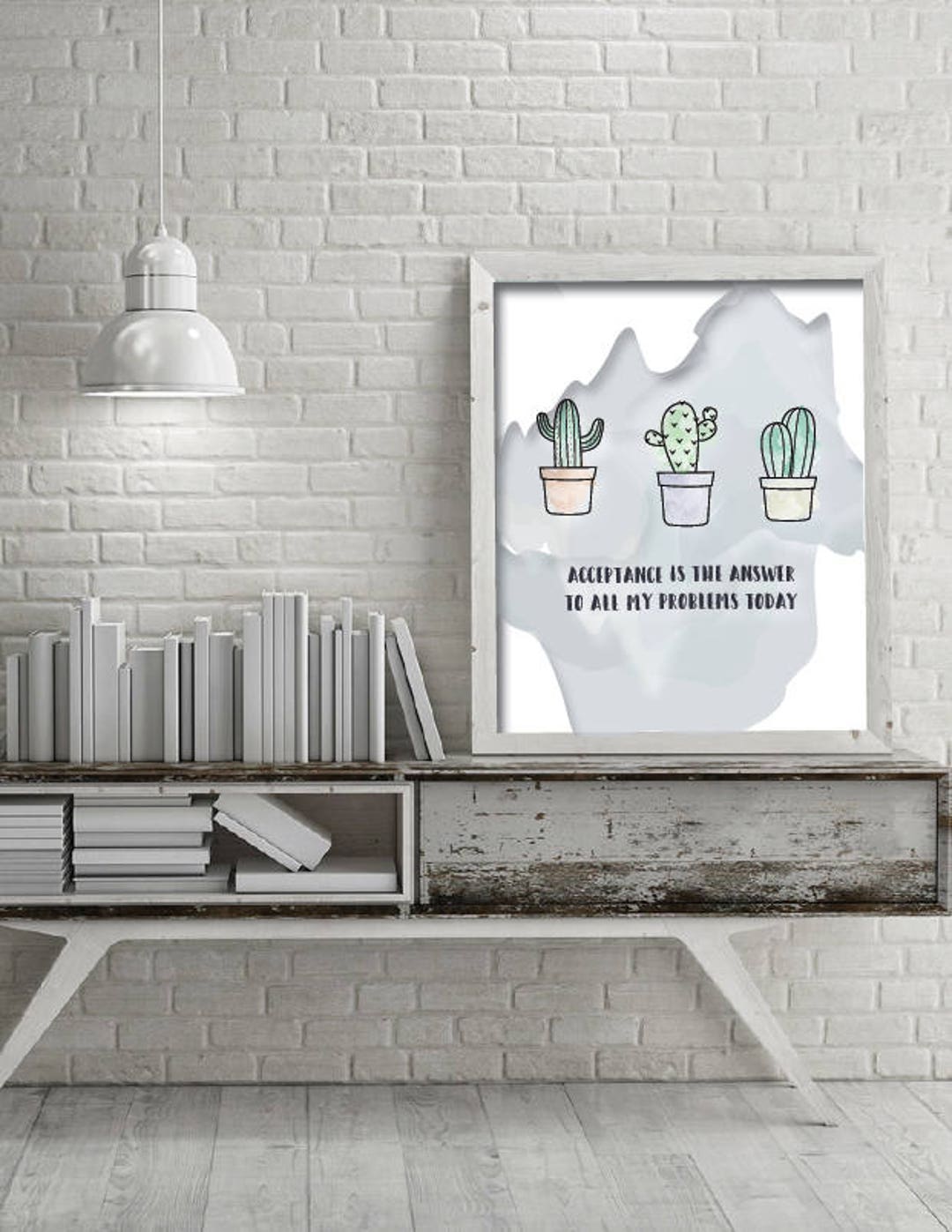 Acceptance is the Answer to All My Problems Today - Recovery Poster ...