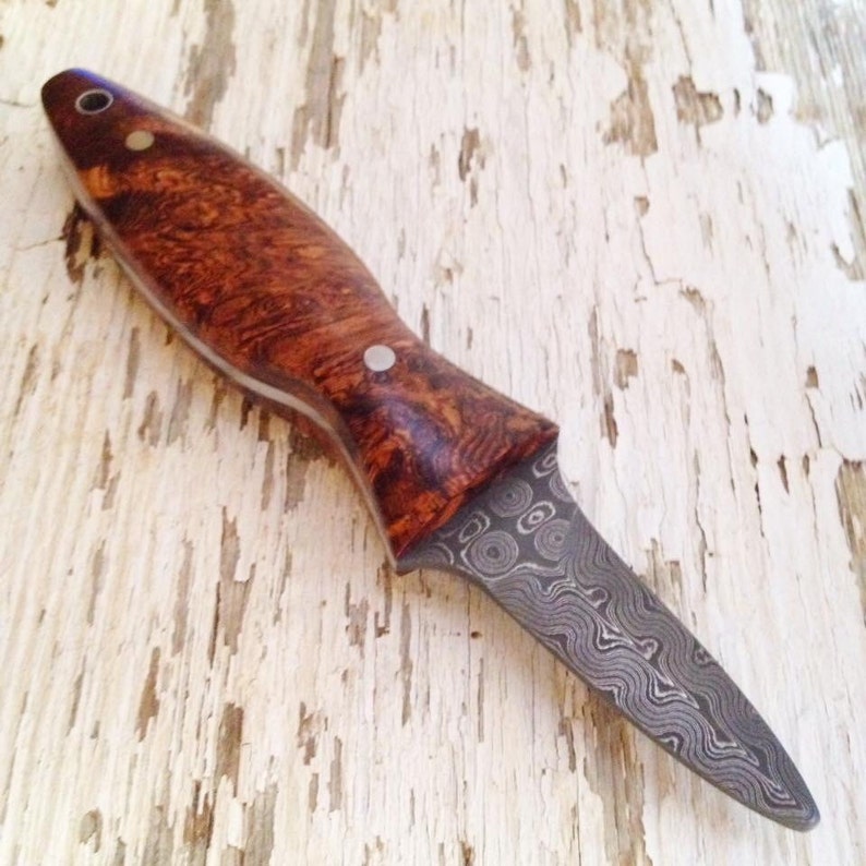 Custom Damascus Oyster Knife - Etsy