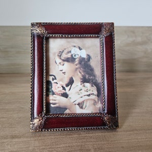 Vintage New in Box 1980's Antique Style Faux Wood Plastic 2 X 3 Photo ...