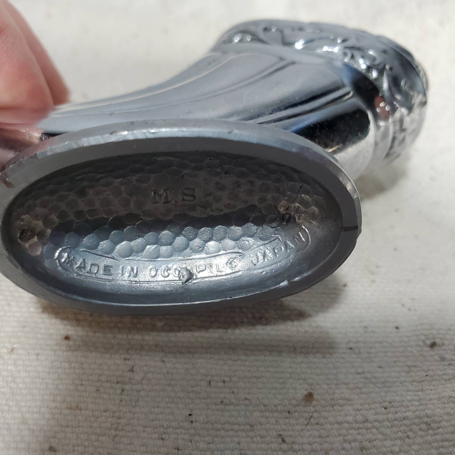 Vintage Chrome Cornucopia Shape Table Lighter Made in Occupied - Etsy