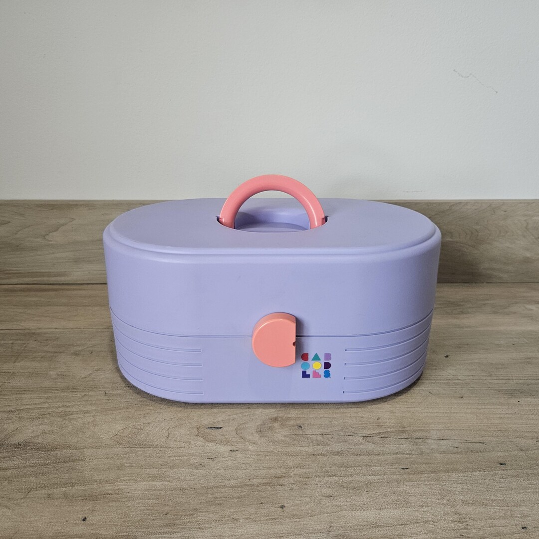 Vintage Lavender and Pink Caboodles Makeup Case - Etsy