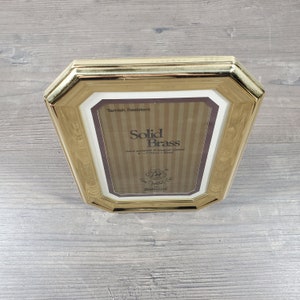 Vintage Tarnish Resistant Solid Brass 5 X 7 Picture Frame - Etsy