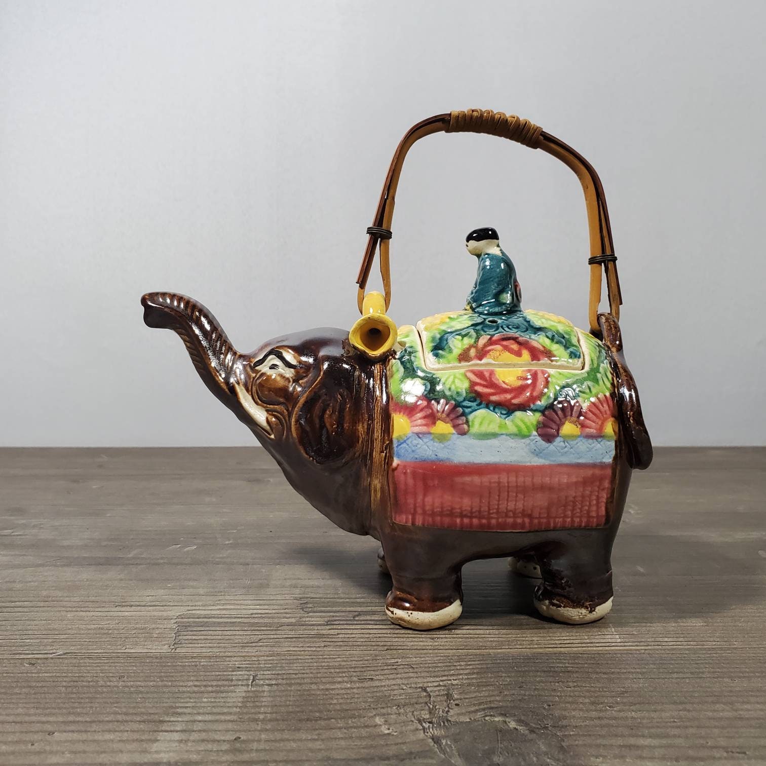 Vintage Banko Ware Buddha on Elephant Teapot Made in Japan - Etsy