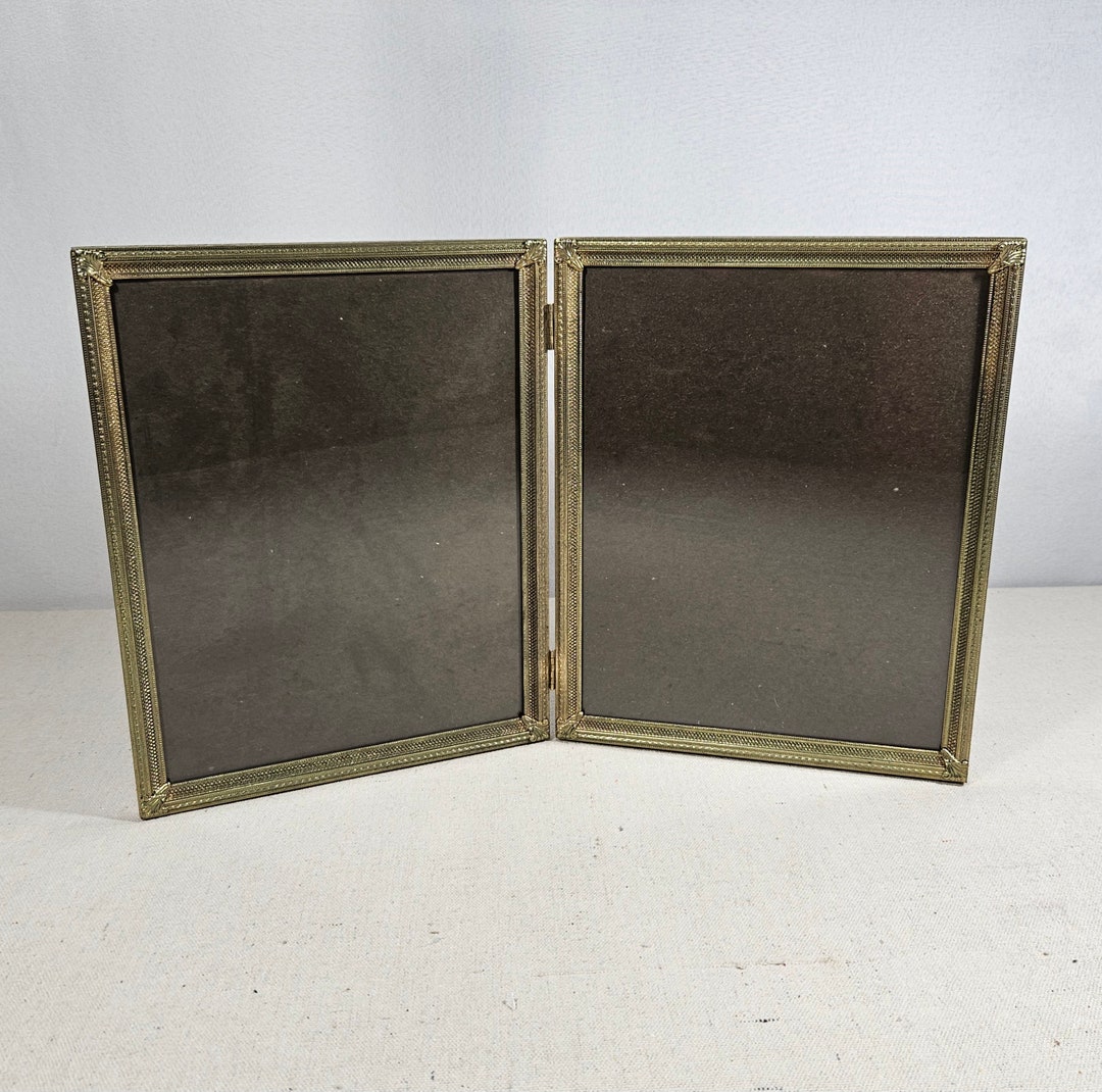 Vintage Double Gold Metal Picture Frame 8 X 10, MCM Photo Frame - Etsy