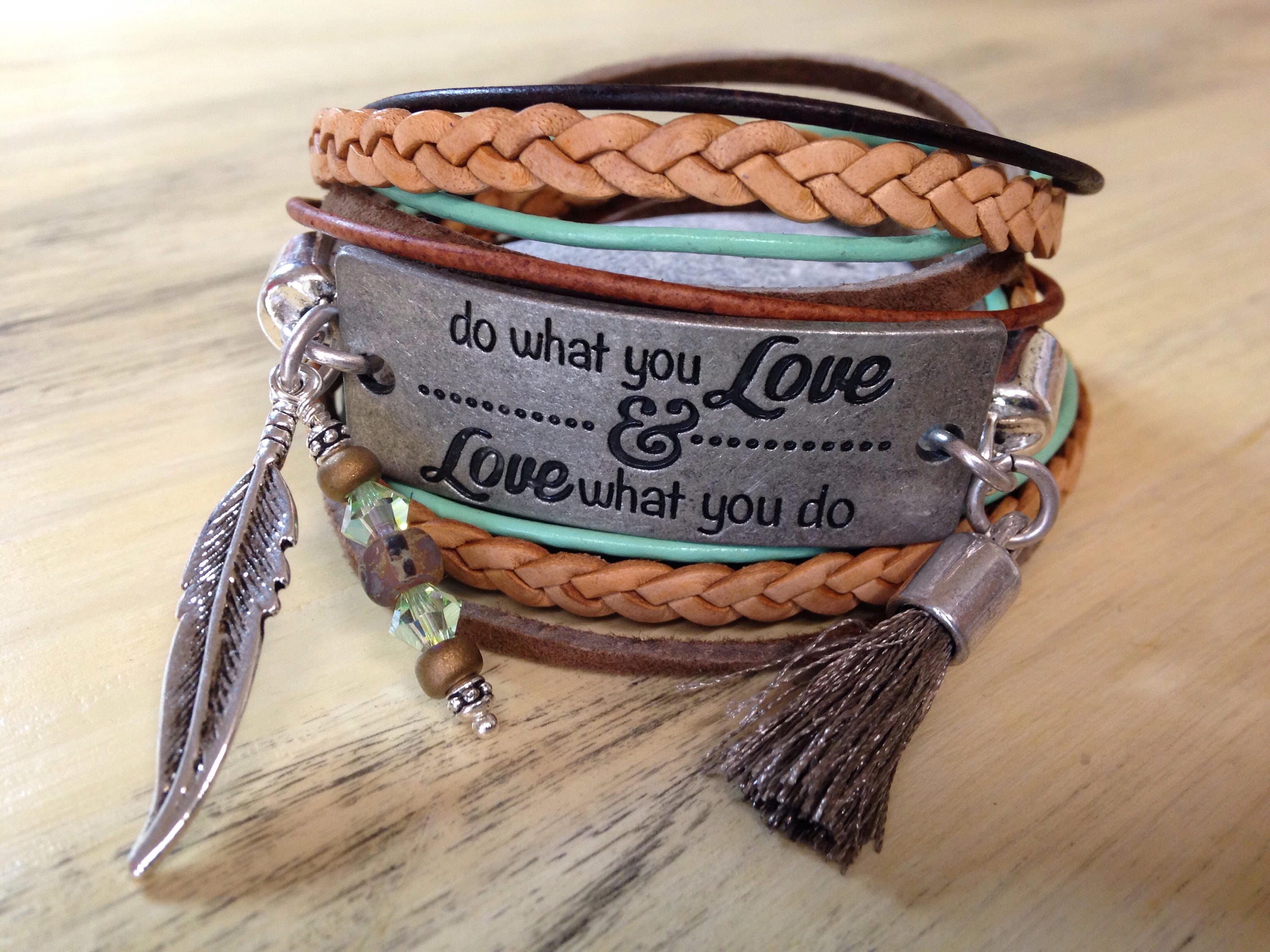 Message Bracelet With Quote Bracelet Motivation Bracelet - Etsy Canada