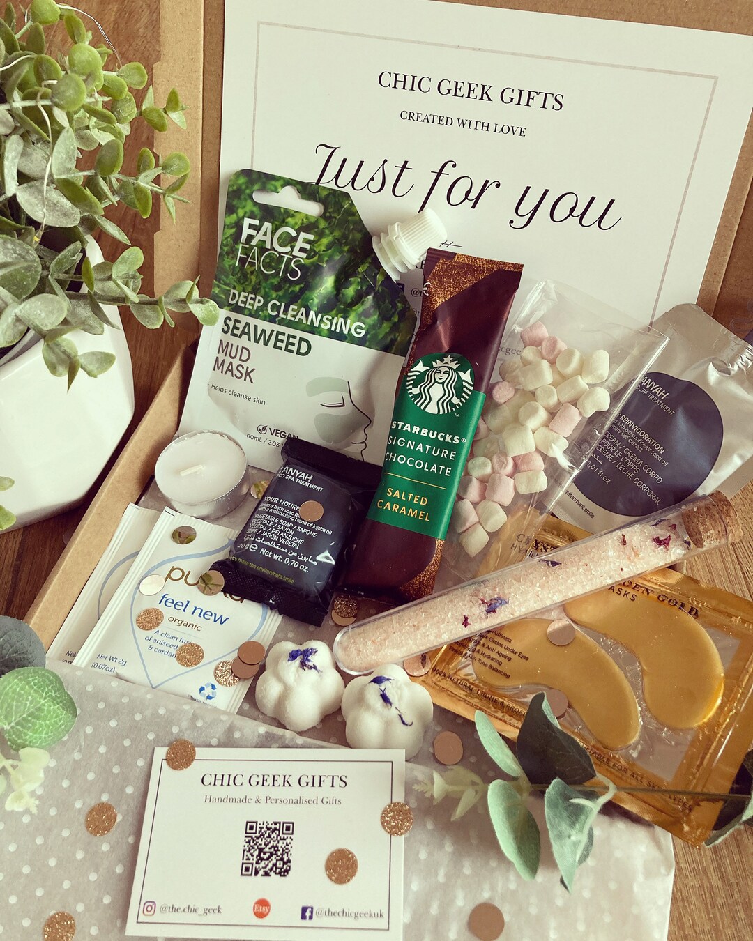 𝒜𝓃𝒹 𝑅𝑒𝓁𝒶𝓍 Letterbox Gift Pamper Hamper Easter gift Gift For Her ...