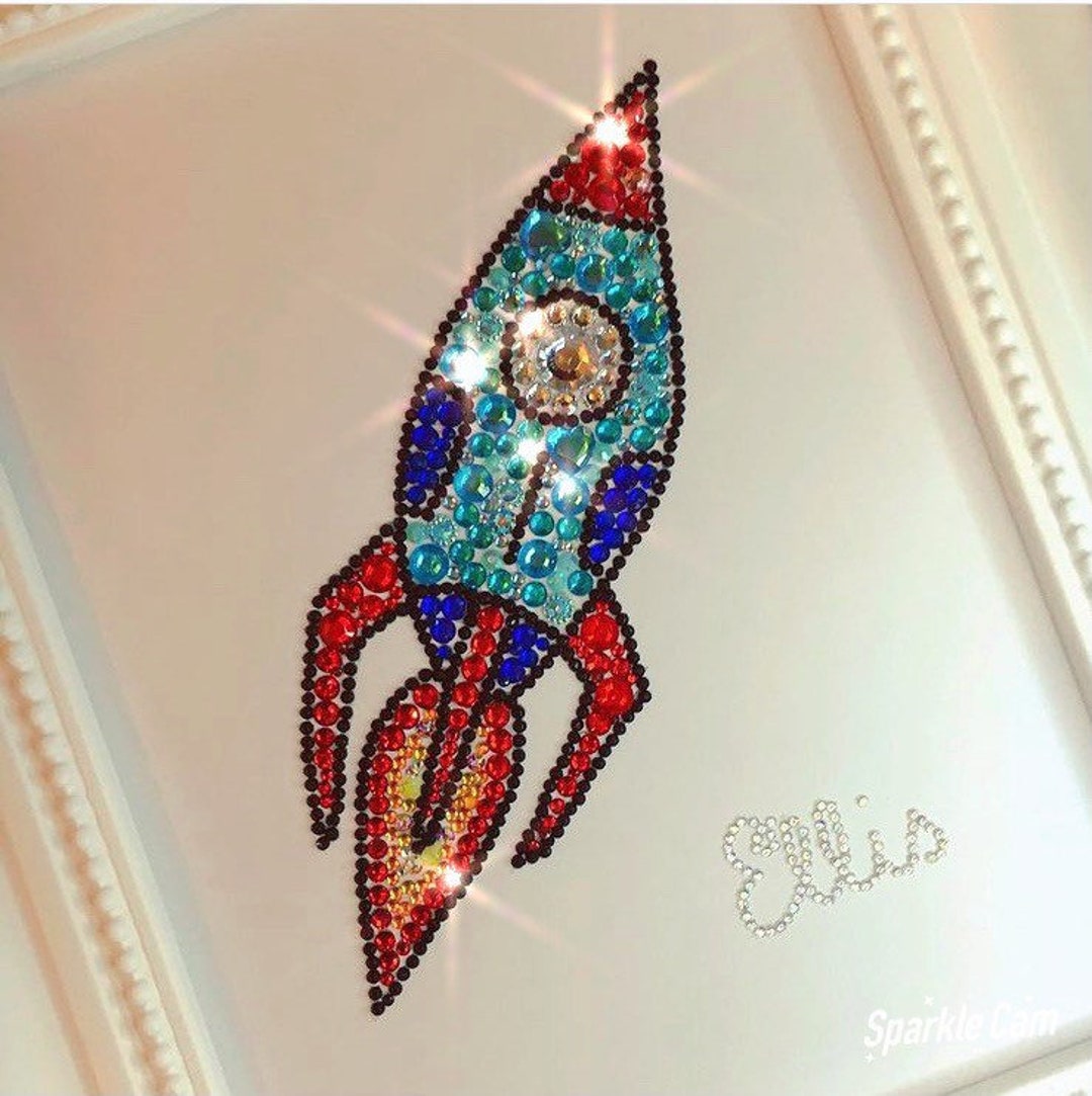 Rocket Spaceship Space Theme Picture. Rocket Art Decor Outer Space ...