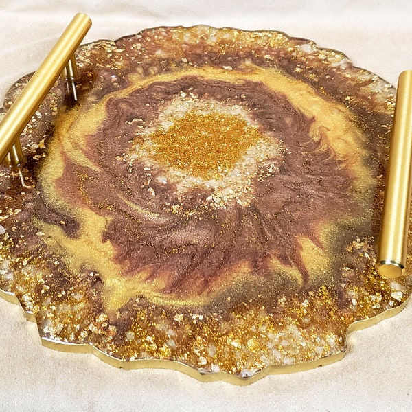 Geode Resin Tray - Etsy