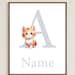 Cats Personalized Baby Name Kittens Kids Bedroom Decor Custom Nursery ...