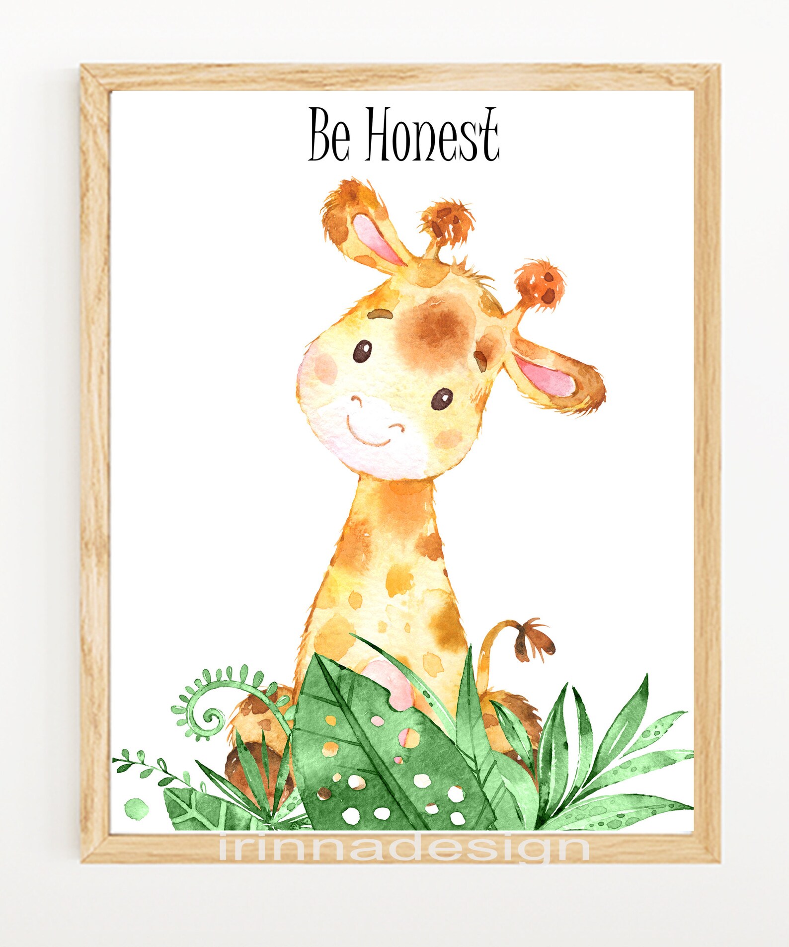 Jungle Animals Prints Posters Safari Room Baby Nursery Wall - Etsy