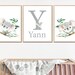 Letter Initial Prints Custom Name Sign Poster Child Nursery - Etsy