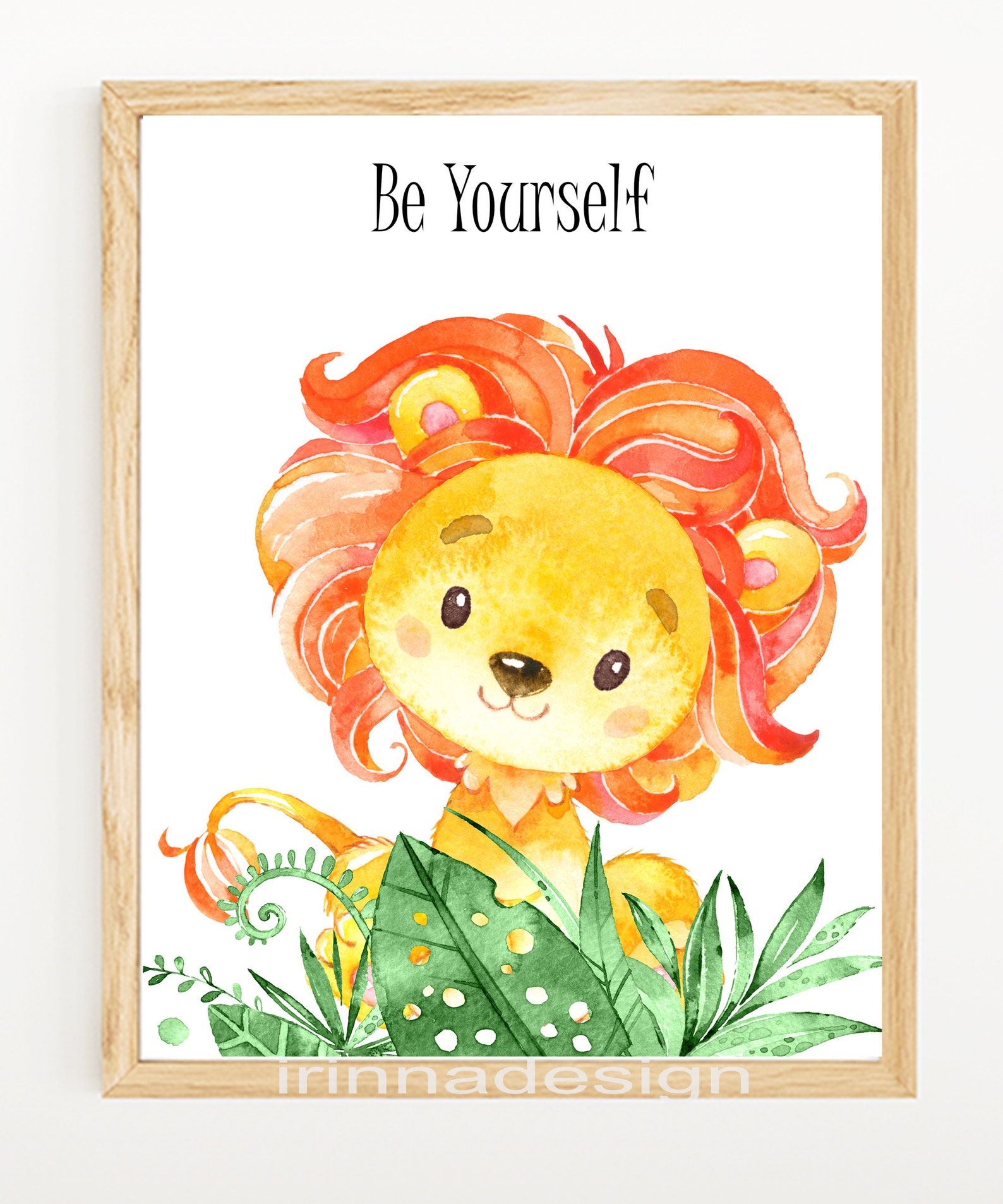 Jungle Animals Prints Posters Safari Room Baby Nursery Wall - Etsy