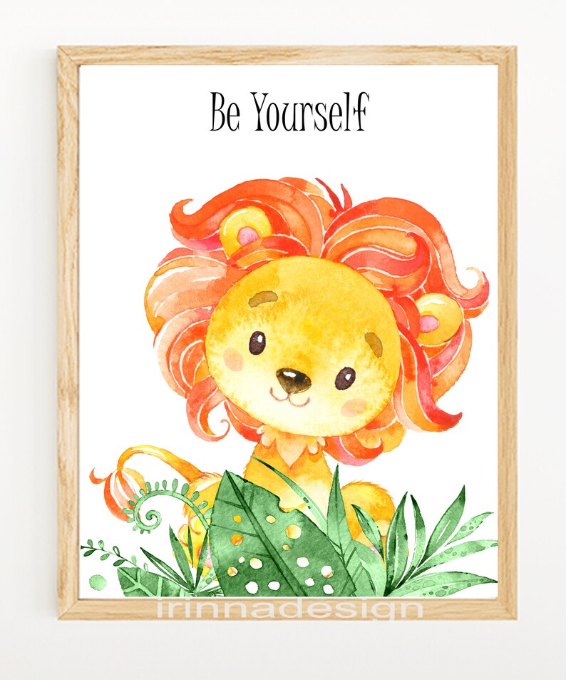 Jungle Animals Prints Posters Safari Room Baby Nursery Wall - Etsy