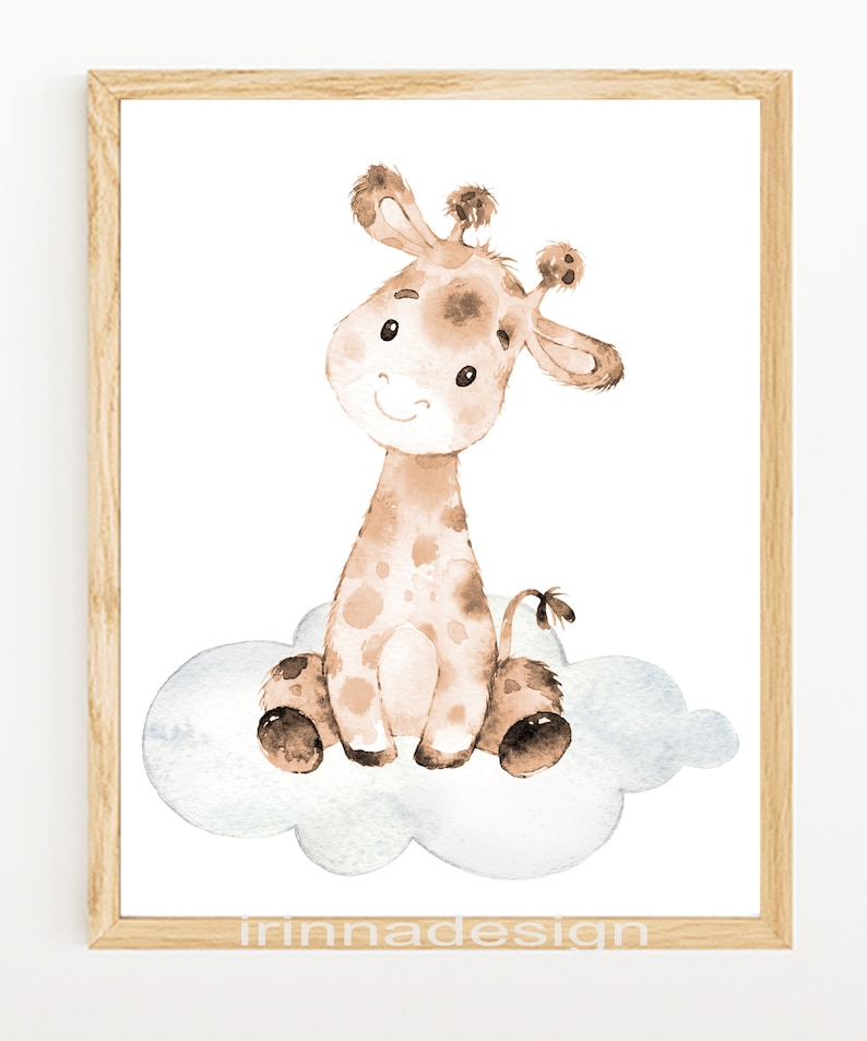 Custom Baby Name Neutral Nursery Art Initial Prints - Etsy