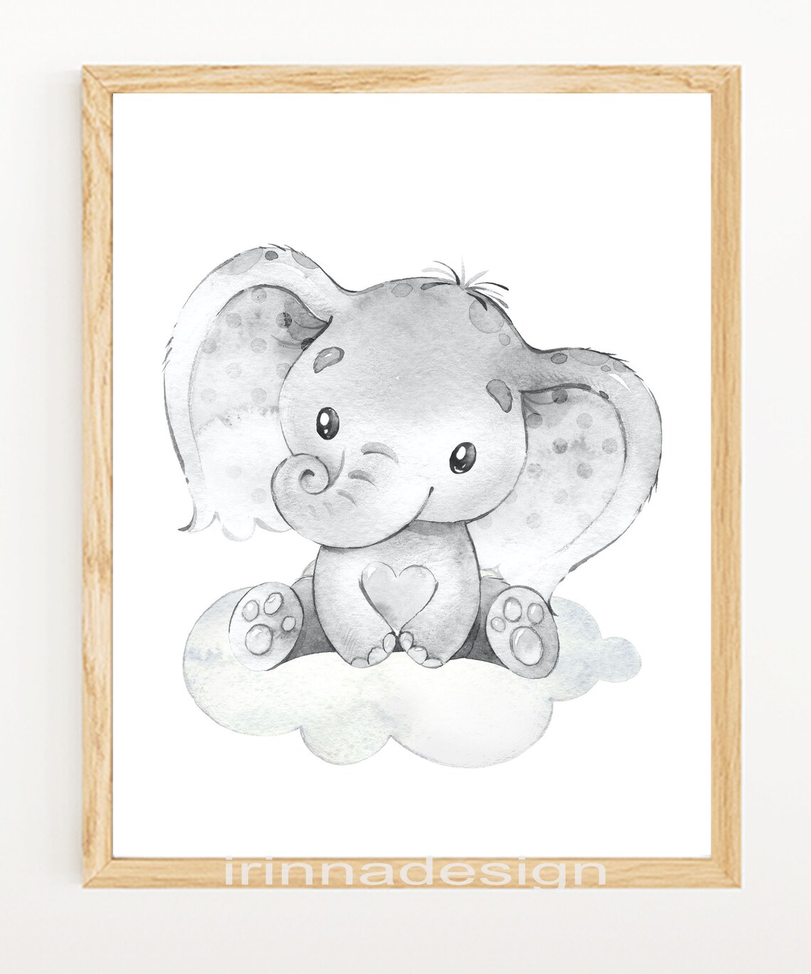 Gender Neutral Baby Kinderzimmer Zitate Wand Kunst Druckt Elefant Raum ...