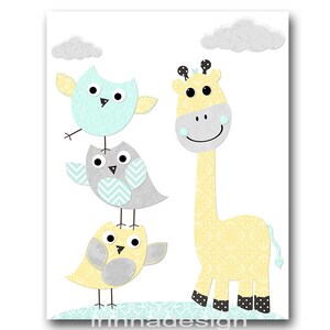Kids Bedroom Wall Decor Baby Boy Nursery Art Printable Little Elephant ...