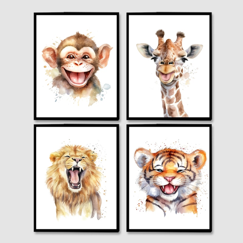 Funny Animal Art - Etsy