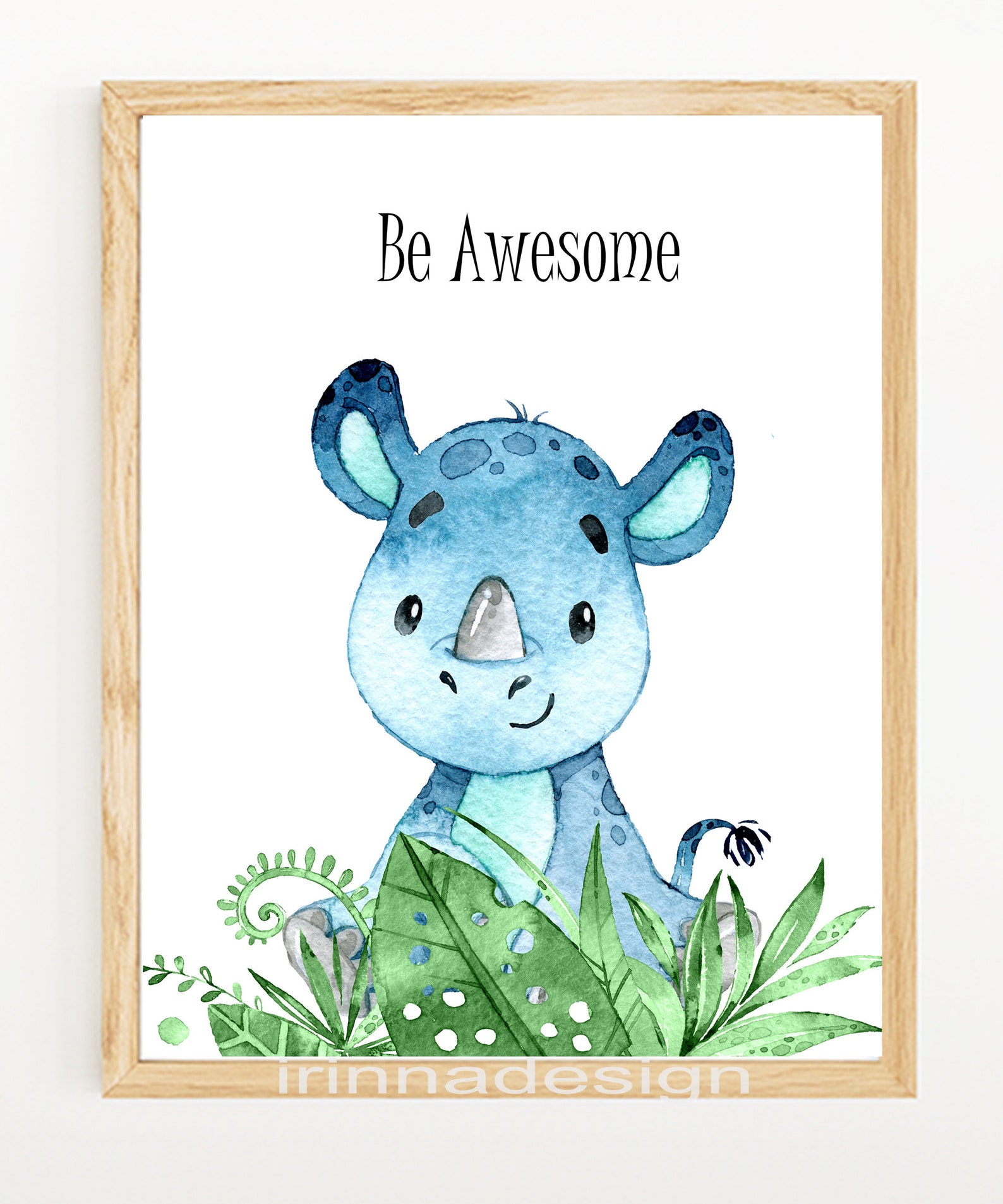 Jungle Animals Prints Posters Safari Room Baby Nursery Wall - Etsy