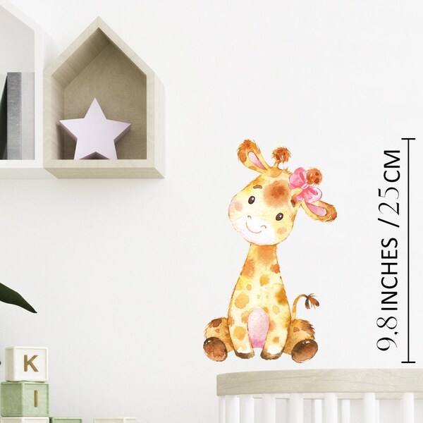 Giraffe Wall Decals - Etsy