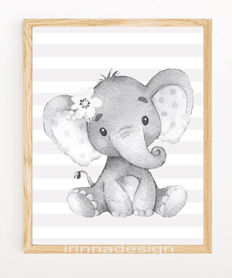 Custom Girl Name Art Print Neutral Baby Nursery Wall Decor - Etsy