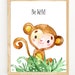 Jungle Animals Prints Posters Safari Room Baby Nursery Wall - Etsy