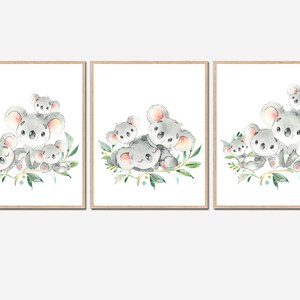 Australian Animals Prints Nursery Wall Art Decor Koala Poster - Etsy