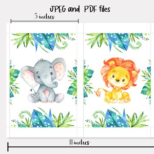 PRINTABLE Safari Welcome Home Banner Jungle Baby Shower Decor Digital ...