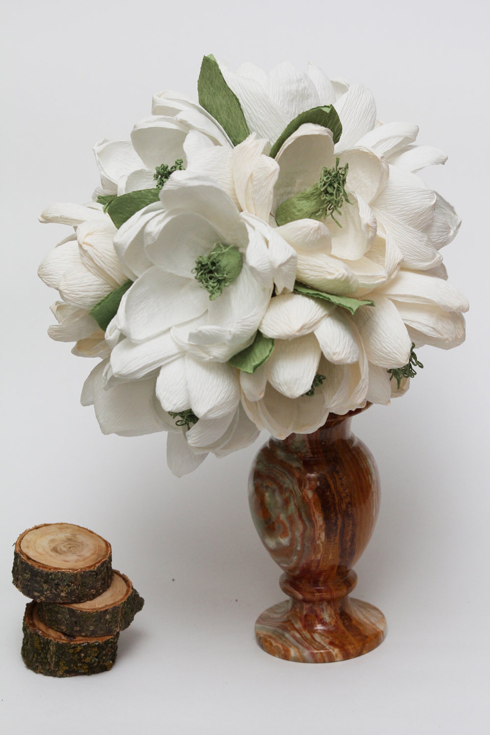 Rustic Wedding Bouquet Magnolia Bouquet - Etsy
