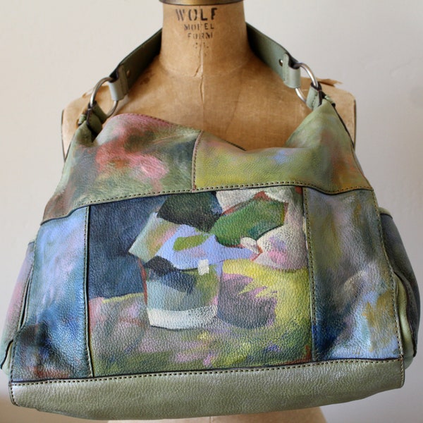 Hand Painted Handbag - Etsy