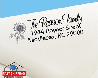 Self Inking Address Stamp - Etsy