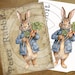 Vintage Primitive Farmhouse Peter Rabbit Spring Easter Digital Instant ...