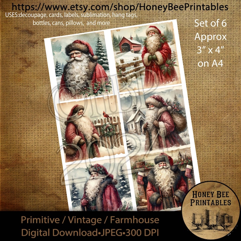 Old World Santas Prints - Etsy